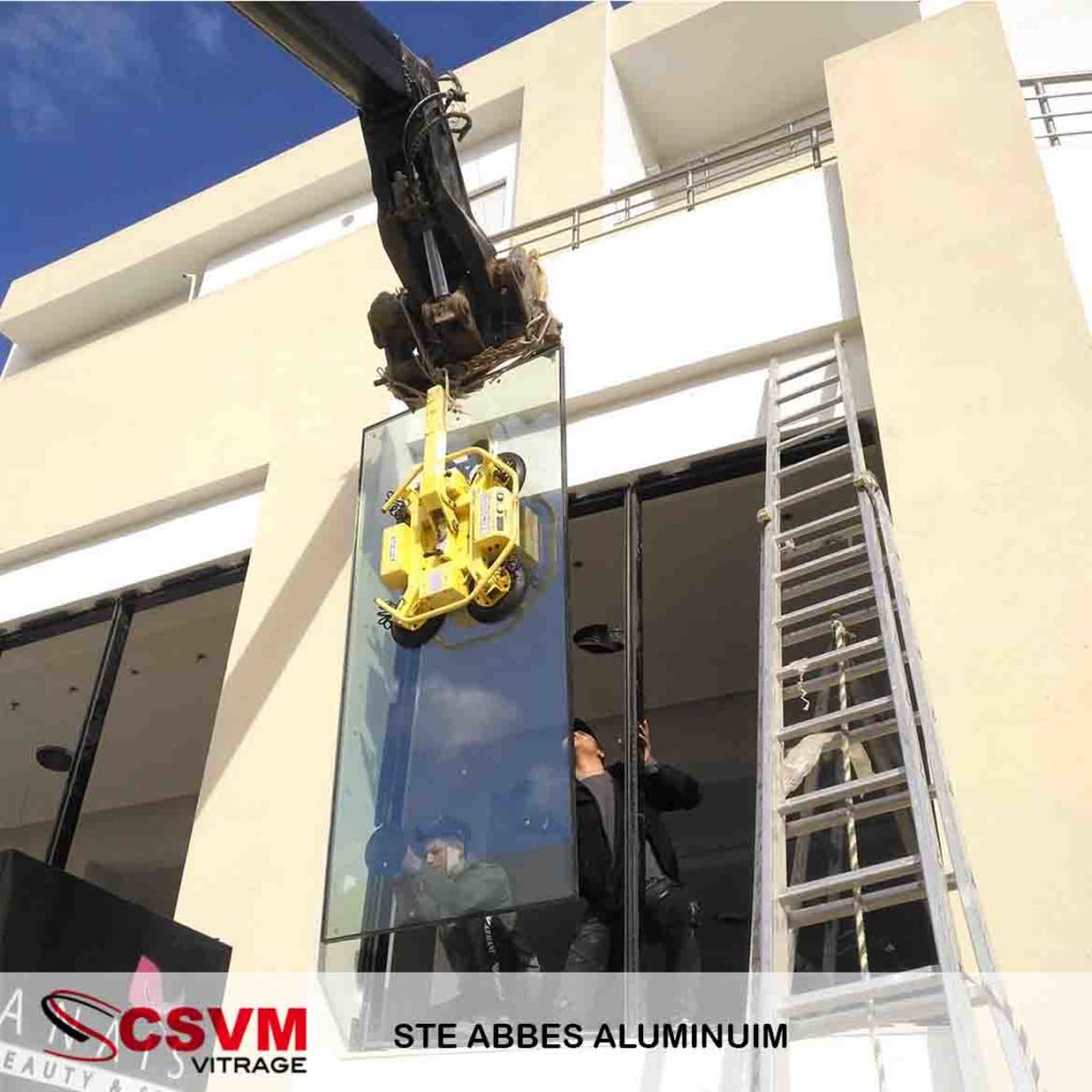 Mur rideau double vitrage VEP - CSVM