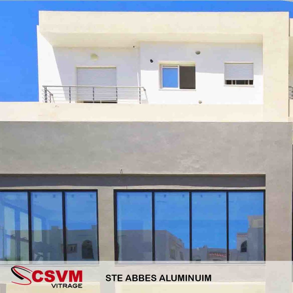 Mur rideau double vitrage VEP - CSVM