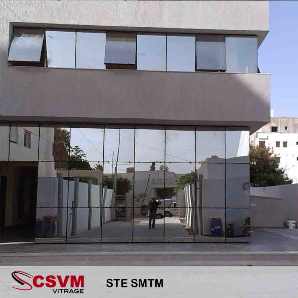 Mur rideau double vitrage VEC - CSVM